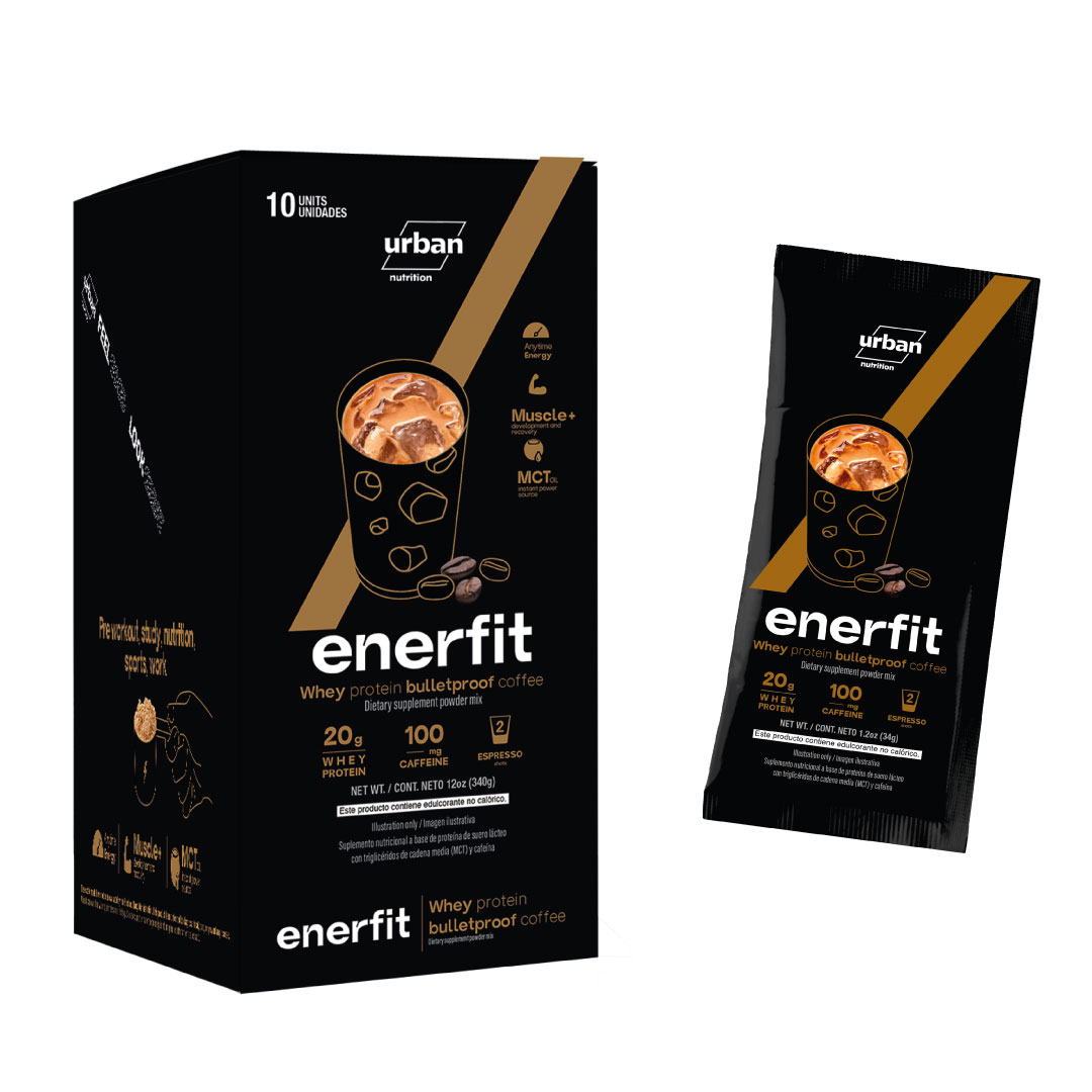 Enerfit: Proteína Whey y Café con MCT Oil - 20g de Proteína por Porción ...