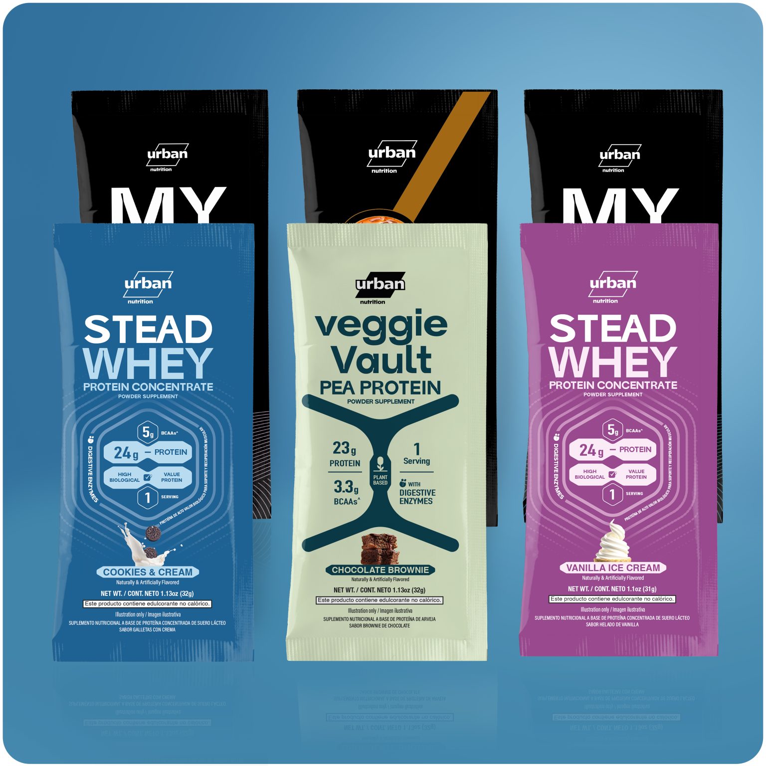 Sachet Proteínas Variadas (x6) - Urban Nutrition®